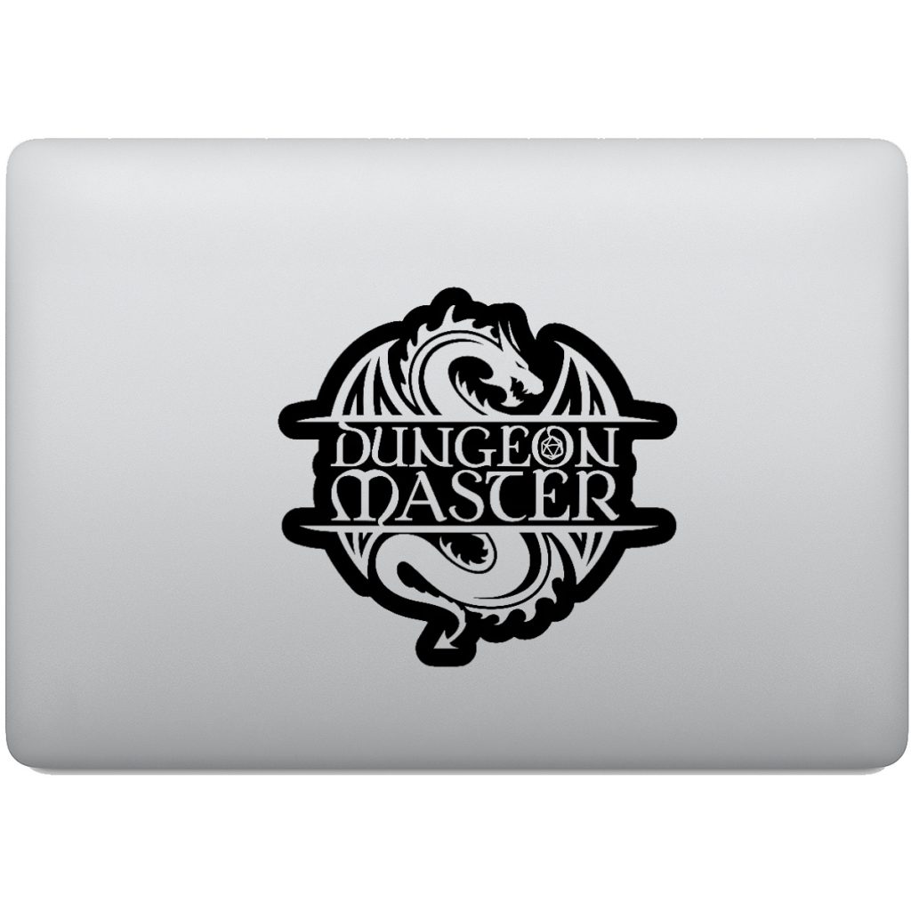 Adesivo de Notebook Dungeon Master Mestre RPG - Melhor Adesivo